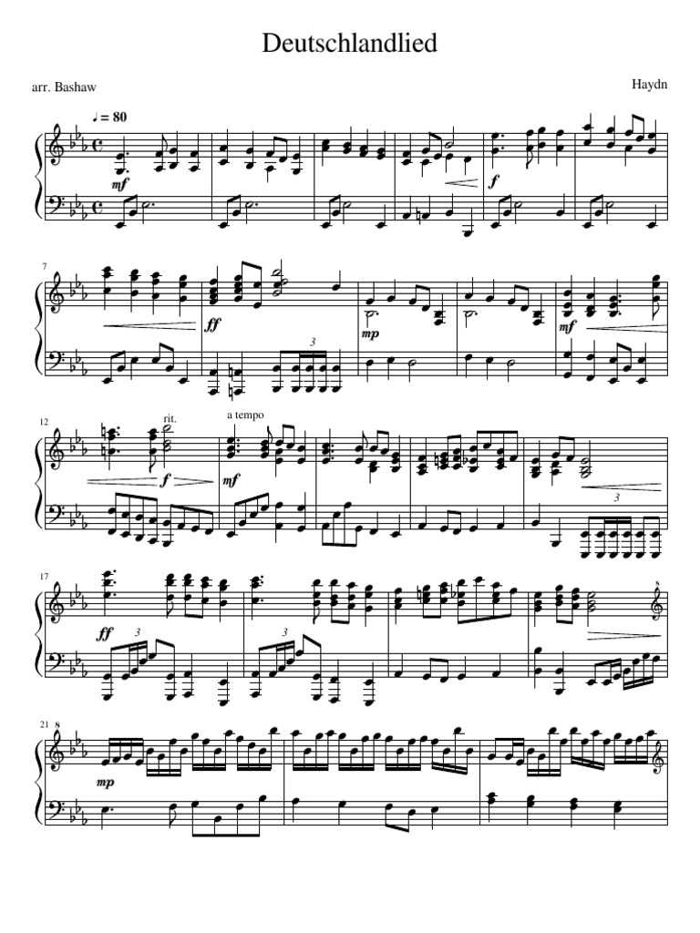 Deutschlandlied | PDF
