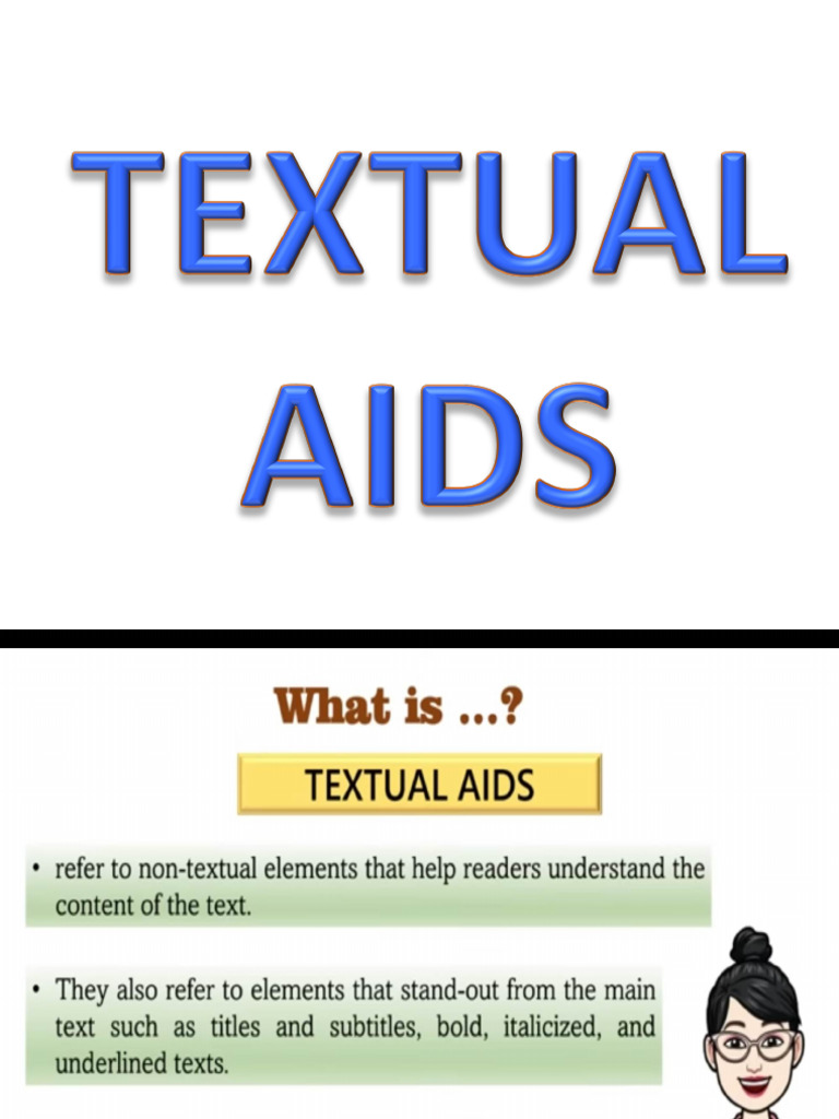 Textual Aids 1 | PDF