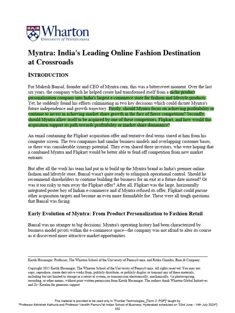 Myntra | PDF
