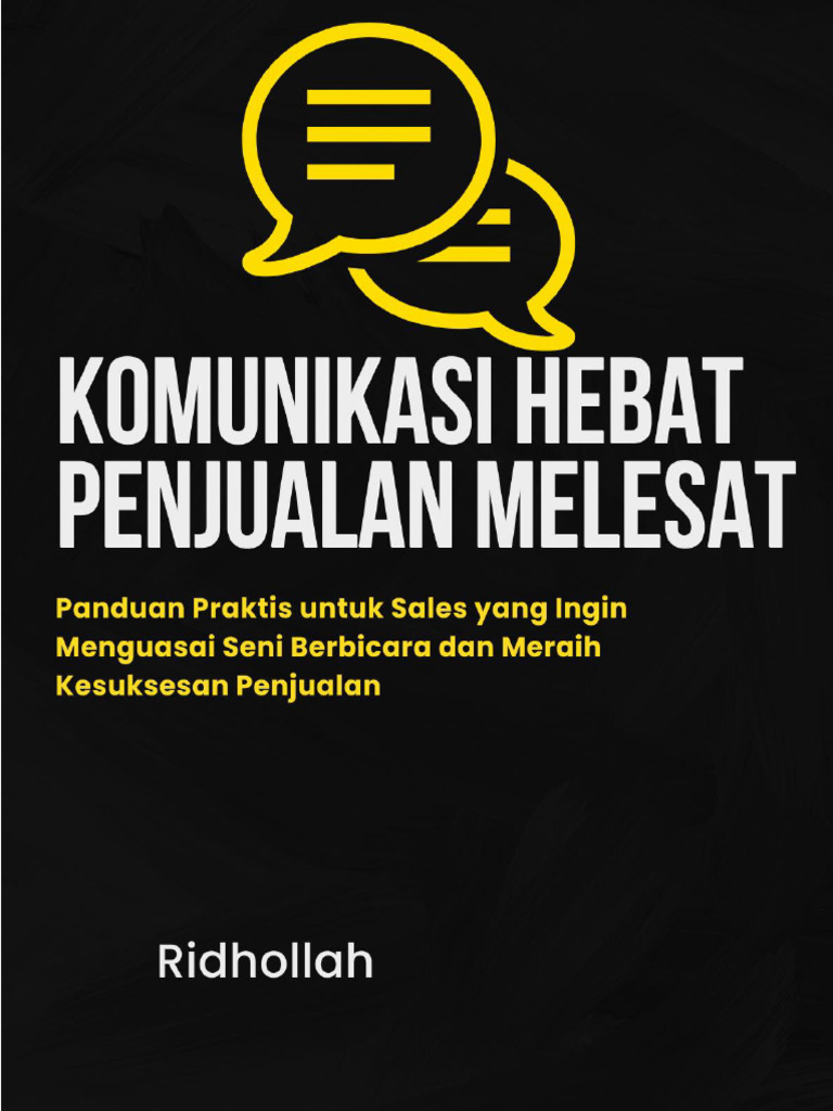 Komunikasi Hebat Penjualan Melesat | PDF