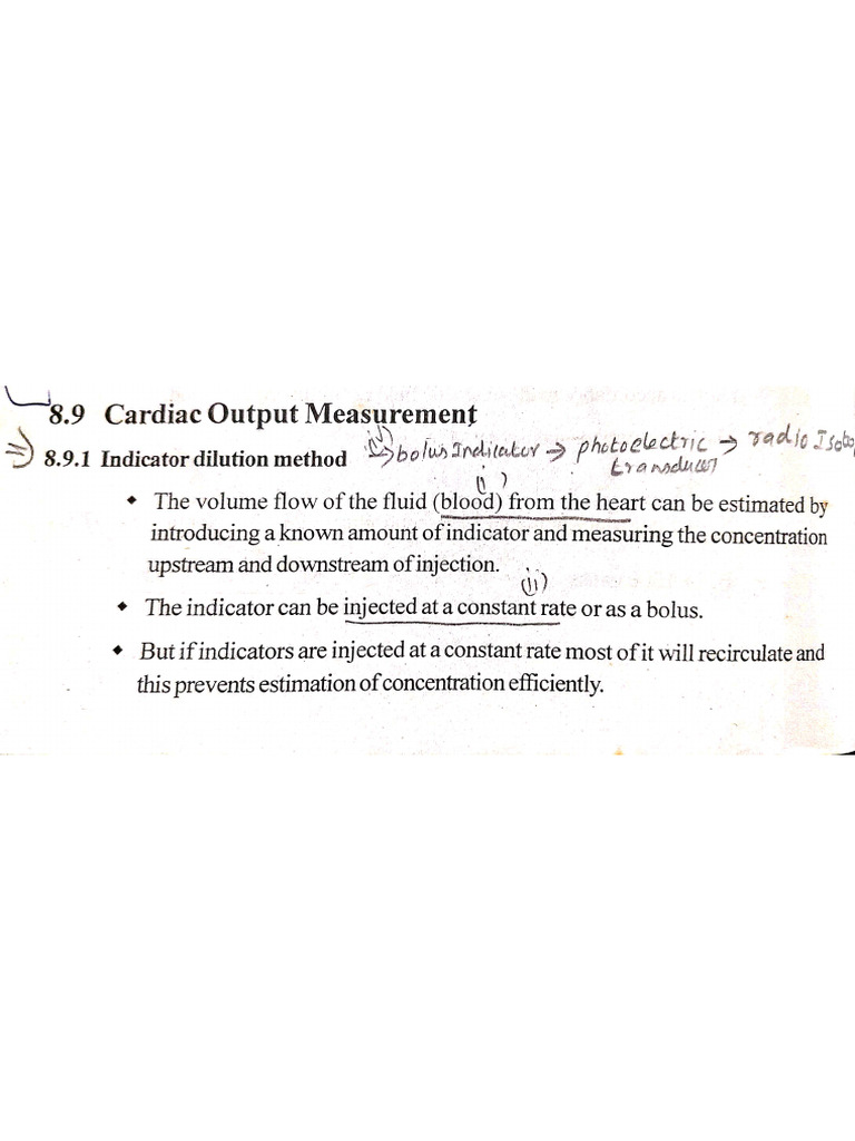 Cardiac Output Measurement | PDF