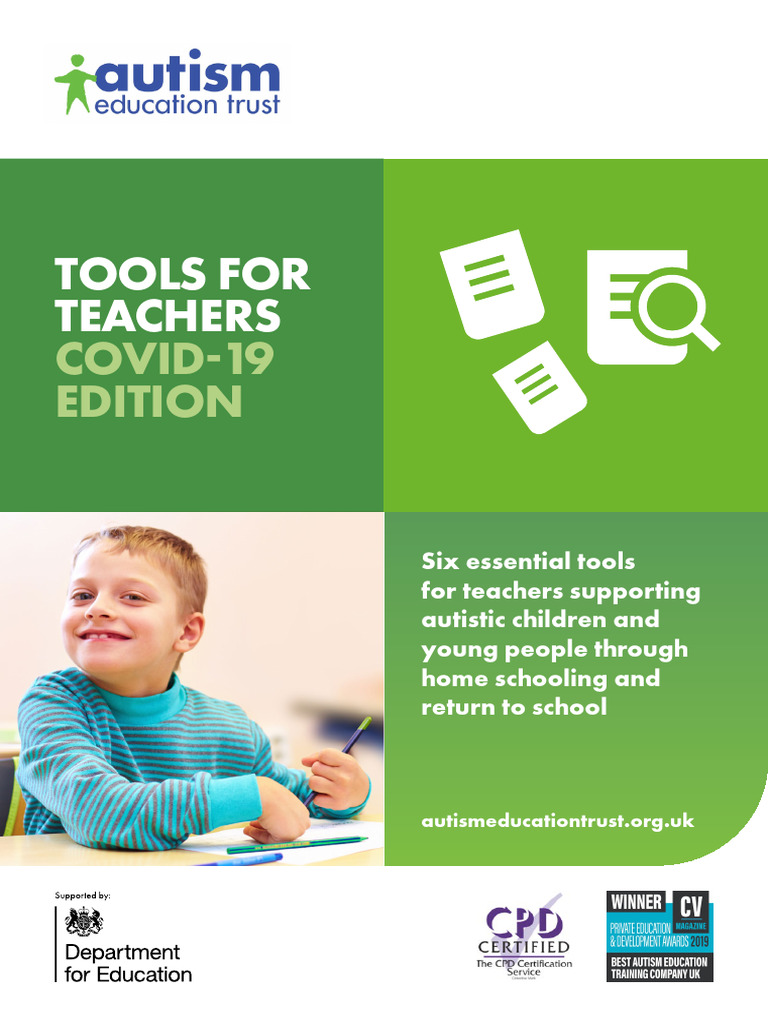 Cópia de Autism Education Trust-Tools For Teachers COVID-19 | PDF ...