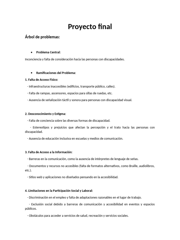 Proyecto final | PDF