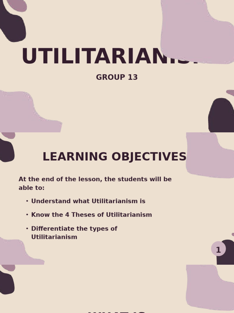 Utilitarianism | PDF