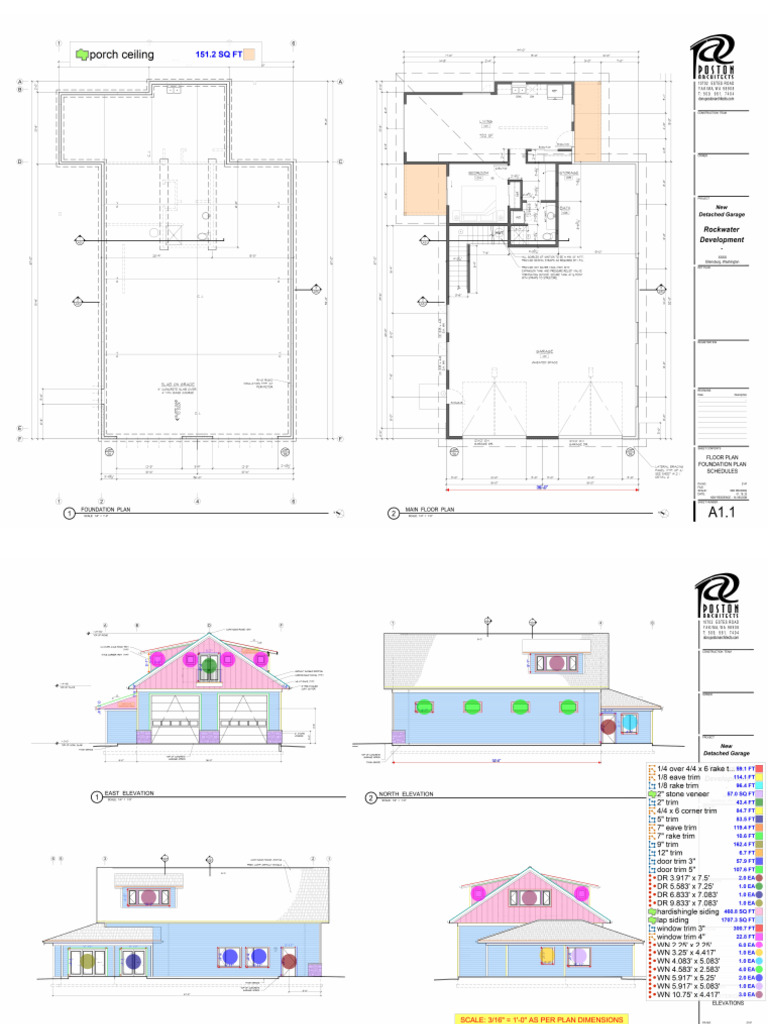 Rockwater Development - Marked Plans | PDF