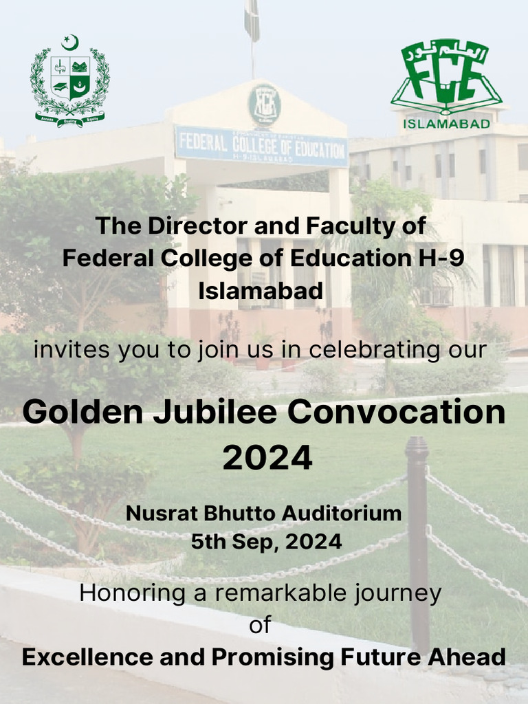 Convocation Invitation Poster-1 | PDF