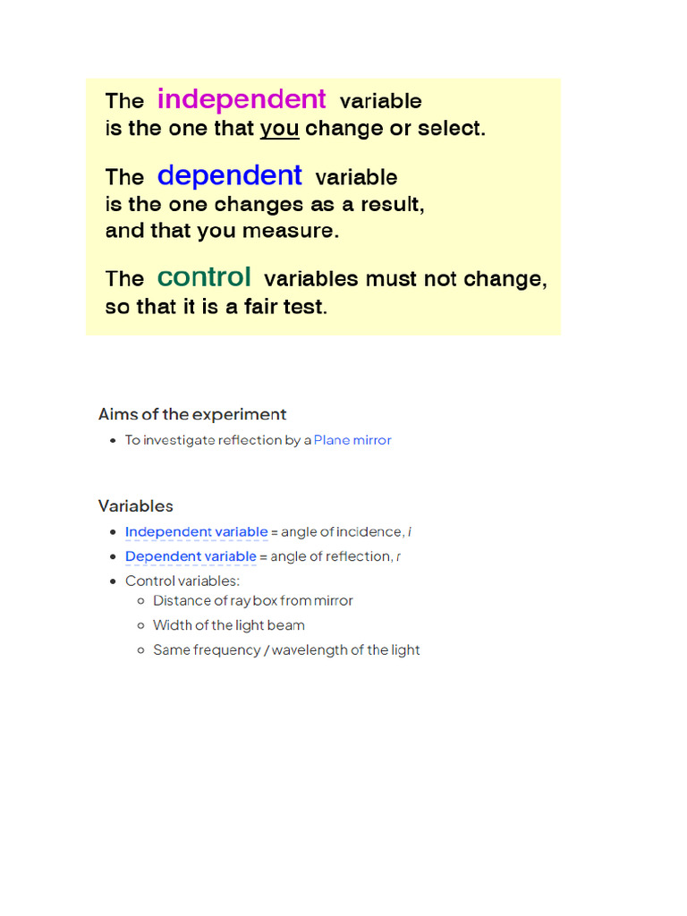 Kami Export - VARIABLES | PDF