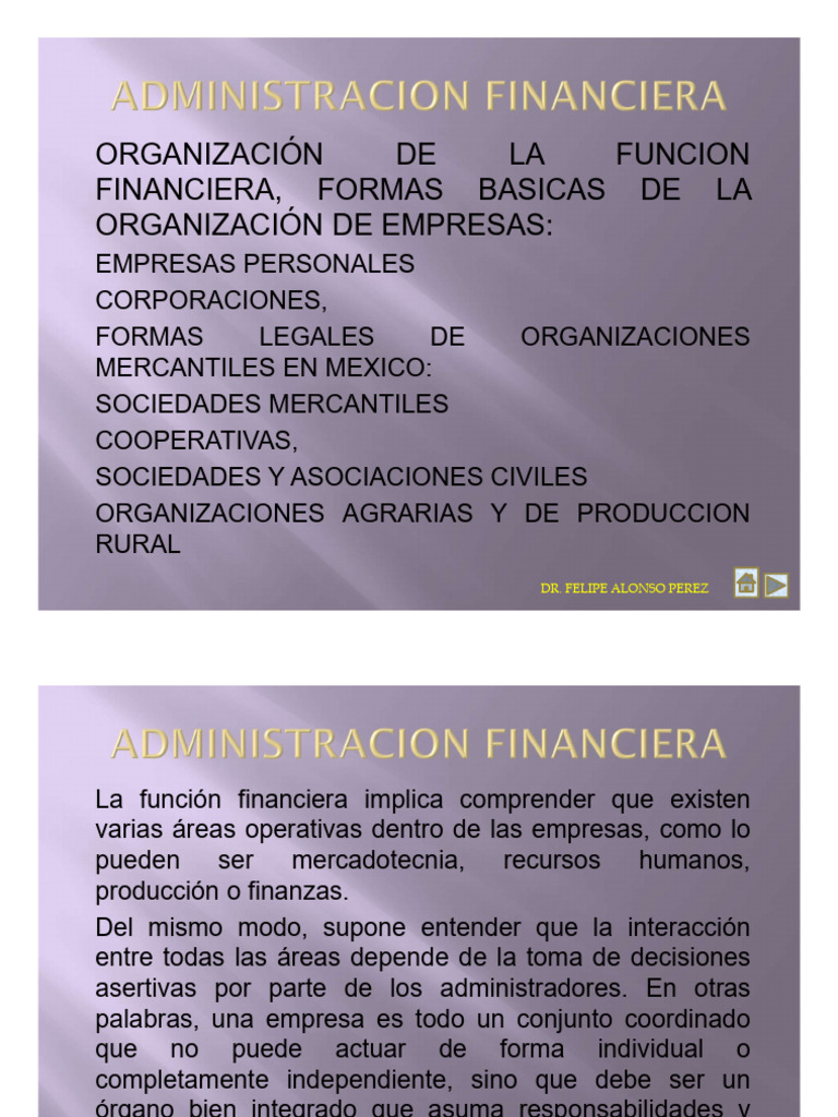 Admon Financiera Clase 2 | PDF | Business | Crecimiento personal y ...