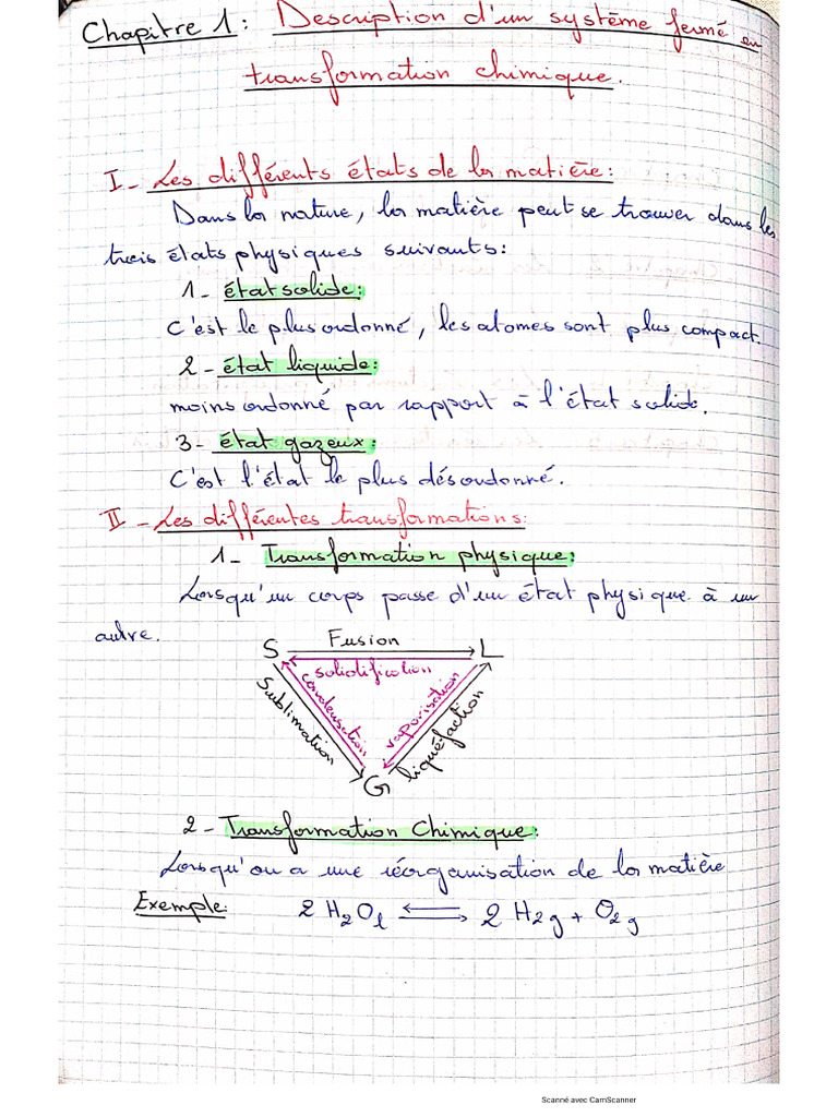 Description D'un Systeme Ferme en Transformation Chimique | PDF