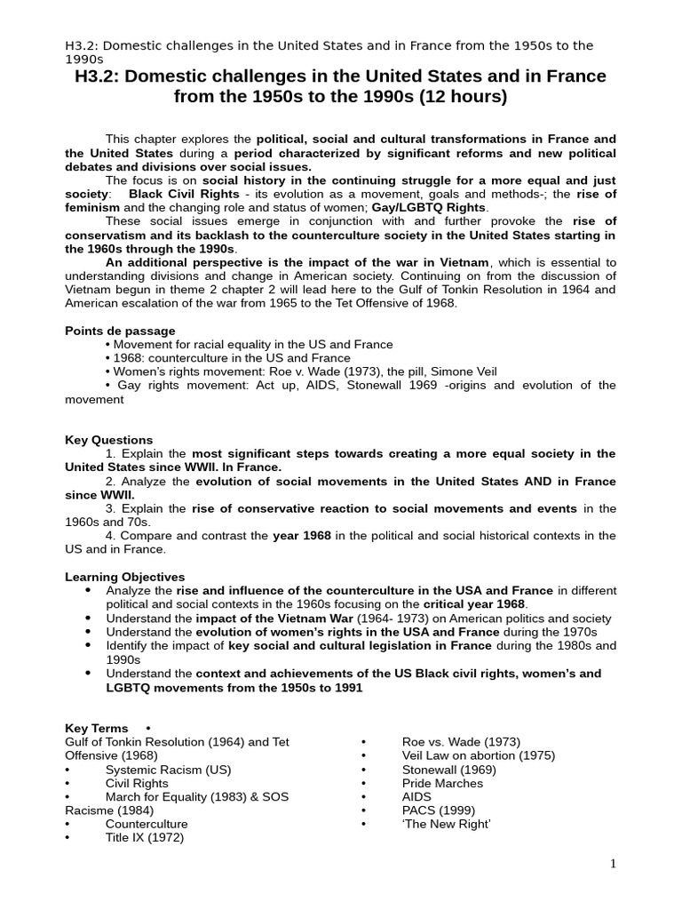 H.7. Domestic Challenges Students | PDF | Viet Cong | South Vietnam