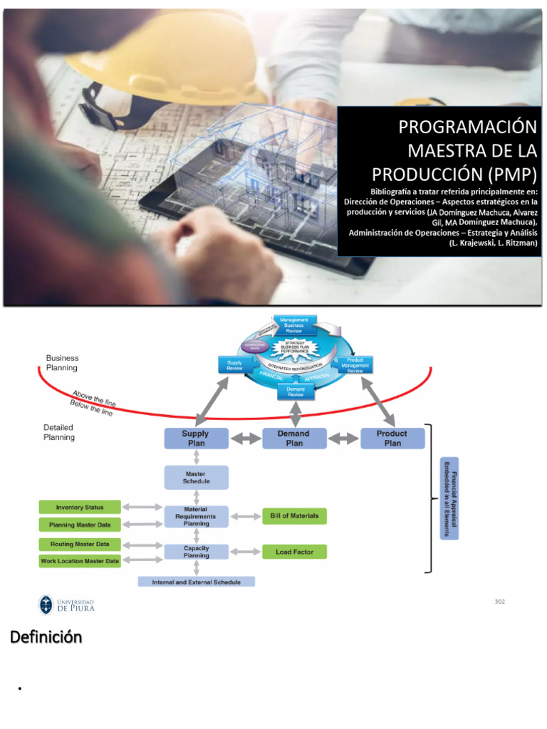 Programación Maestra de la Producción | PDF