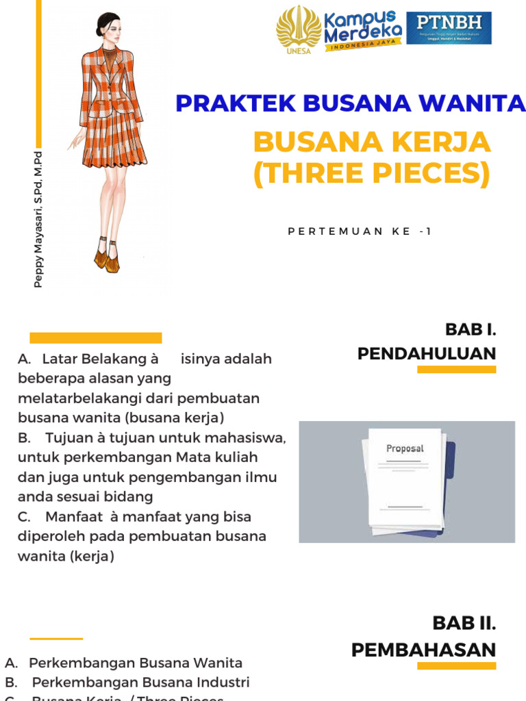 Busana Kerja Kotak-Kotak | PDF