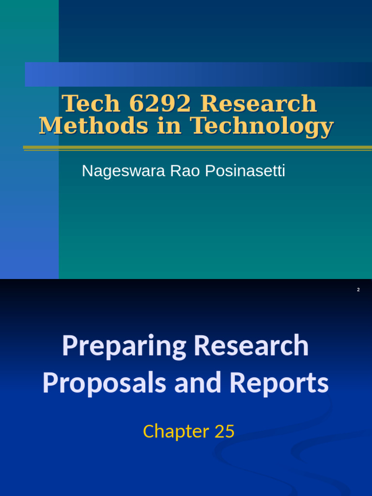 ResMethods 25ResearchProposalwriting | PDF