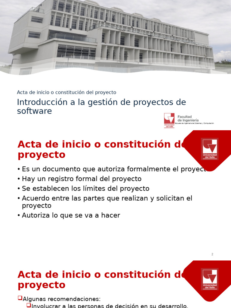 Clase 3 - Carta de Inicio Del Proyecto | PDF