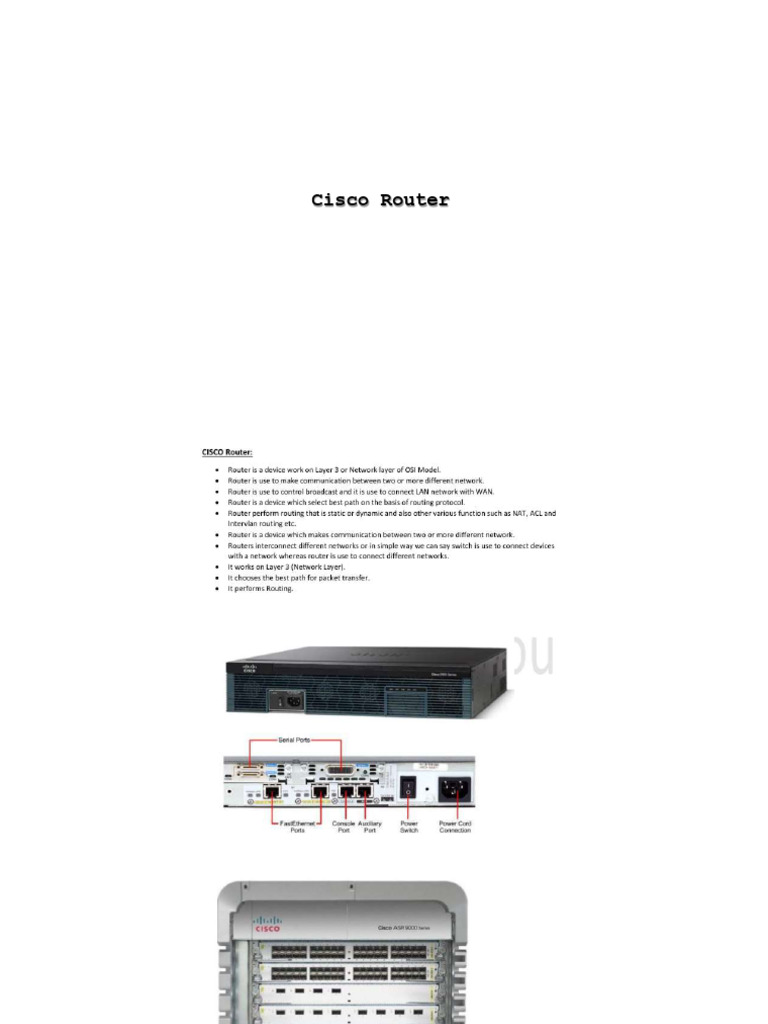 5-Cisco Router | PDF