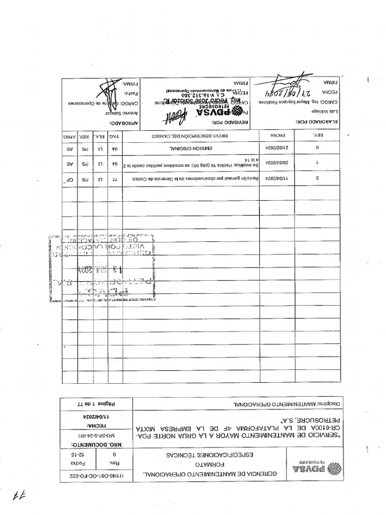Especificaciones Técnicas_Proceso No 59 | PDF