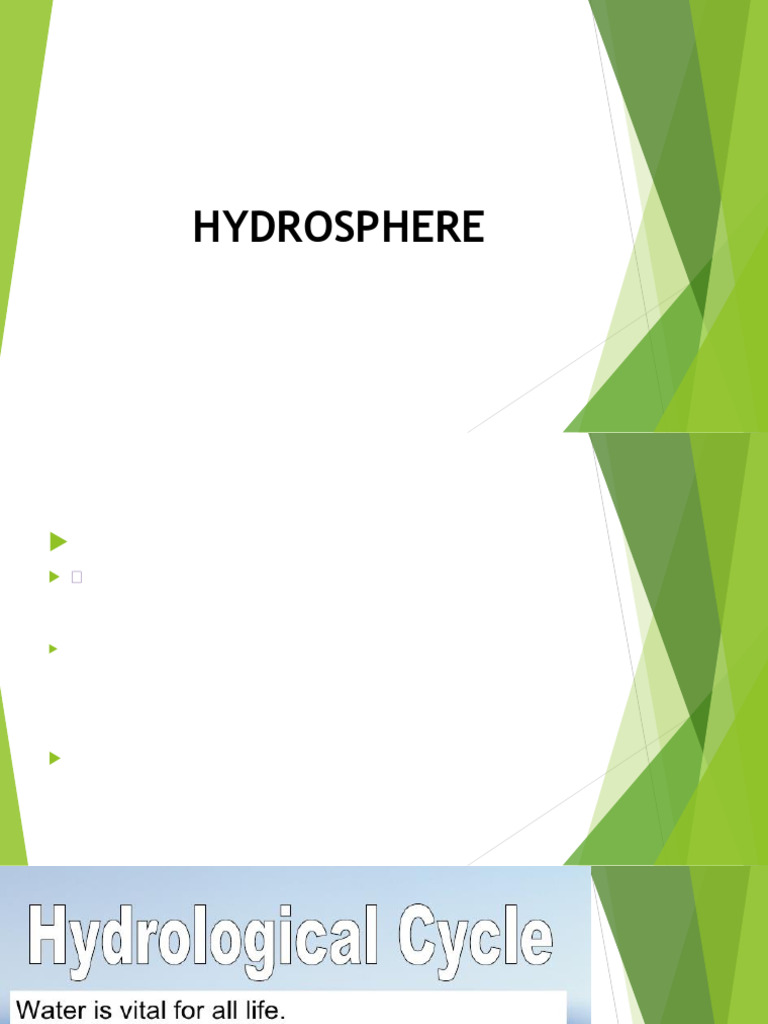 HYDROSPHERE | PDF