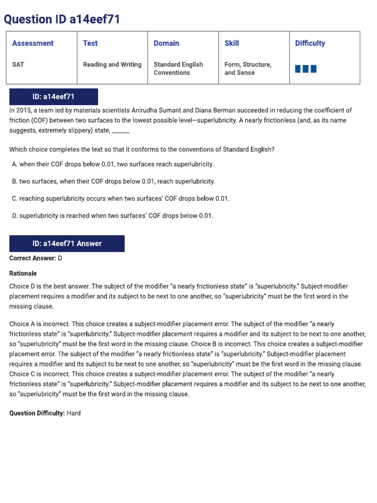 Hard Form Structure and Sense | PDF