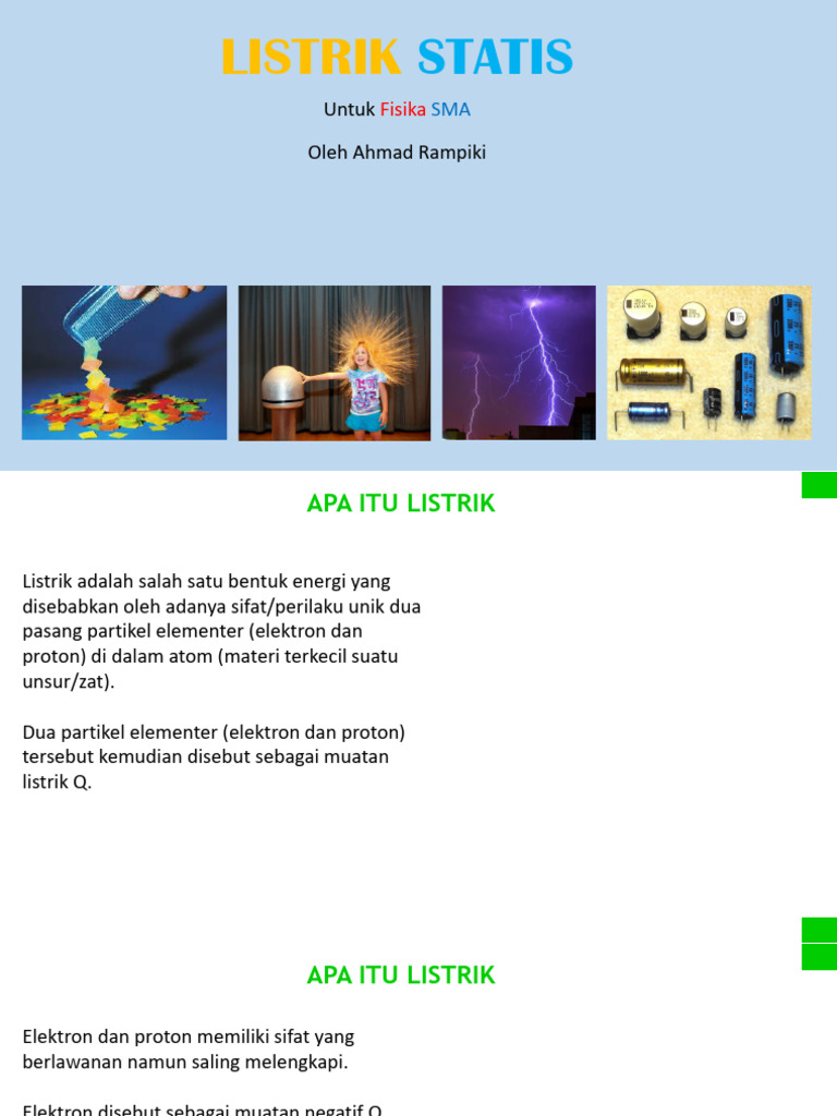 Listrik Statis | PDF