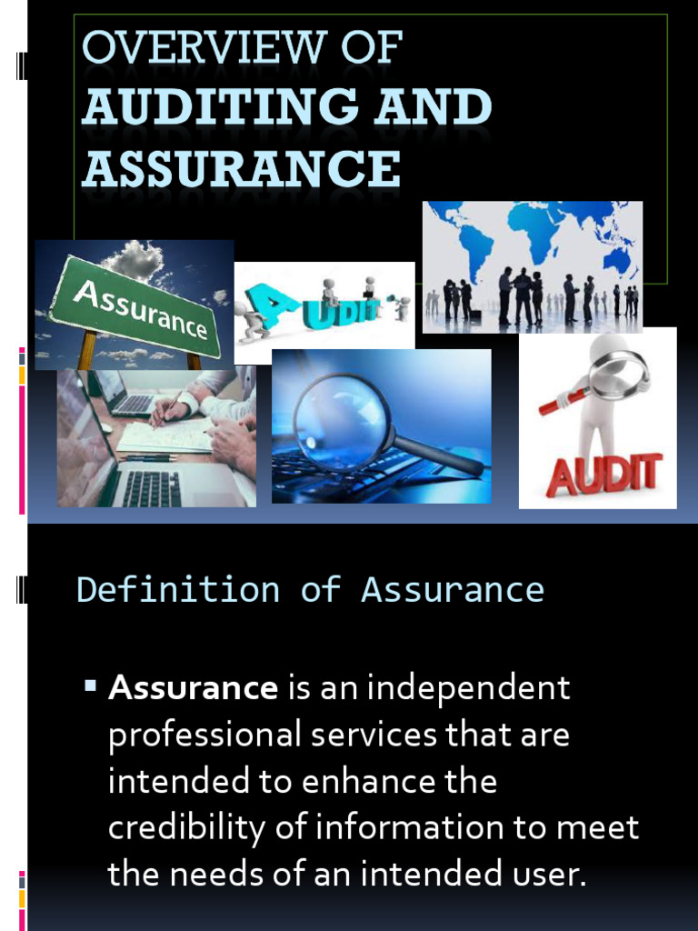 Overview of Auditing and Assurance | PDF
