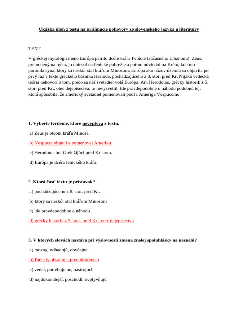 Test SJL - Vzorove Ulohy | PDF