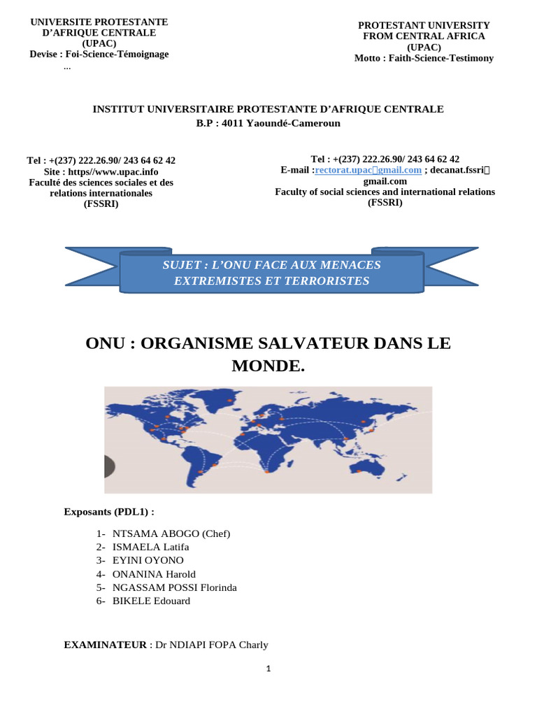 STRUCTURE DU DOCUMENT | PDF