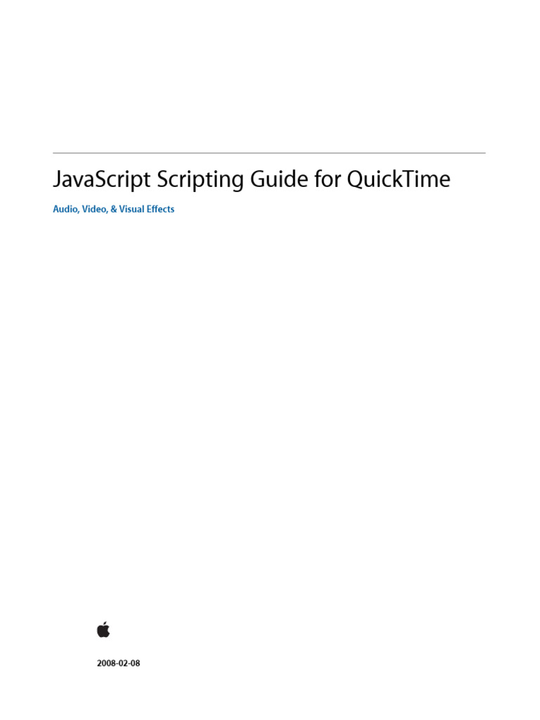 QTScripting JavaScript | PDF