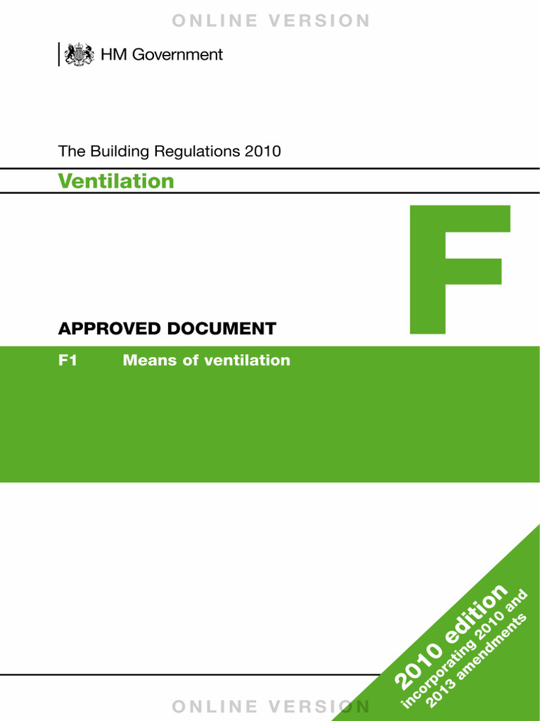 Approved Document F (Ventilation) | PDF