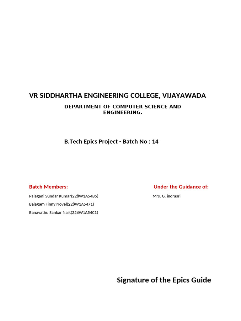 Epics Design and Thinking | PDF