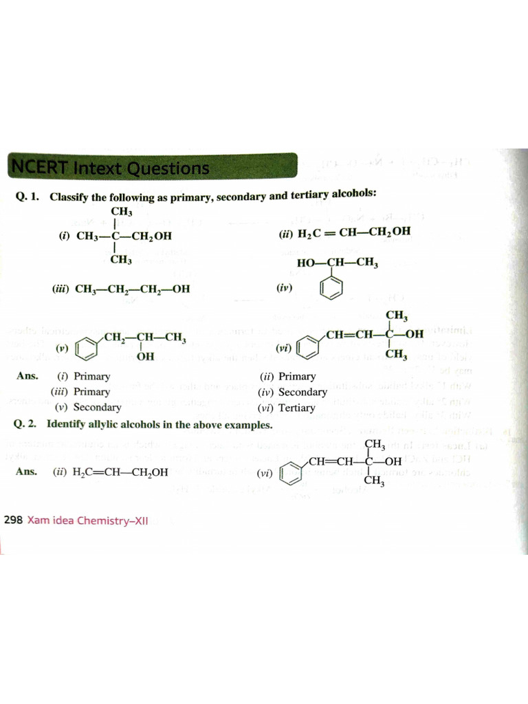 Alcohol Phenol Ether (PYQ) | PDF