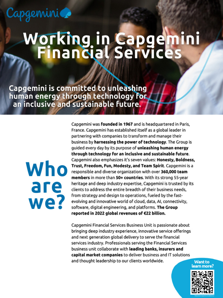 Why Work at Capgemini FS | PDF | Business