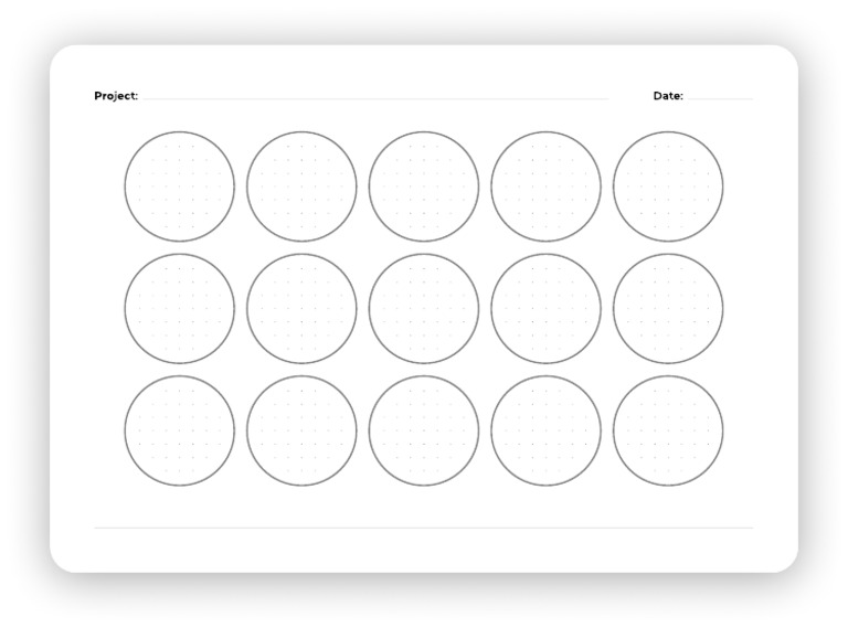 A4 Icon Round Medium | PDF