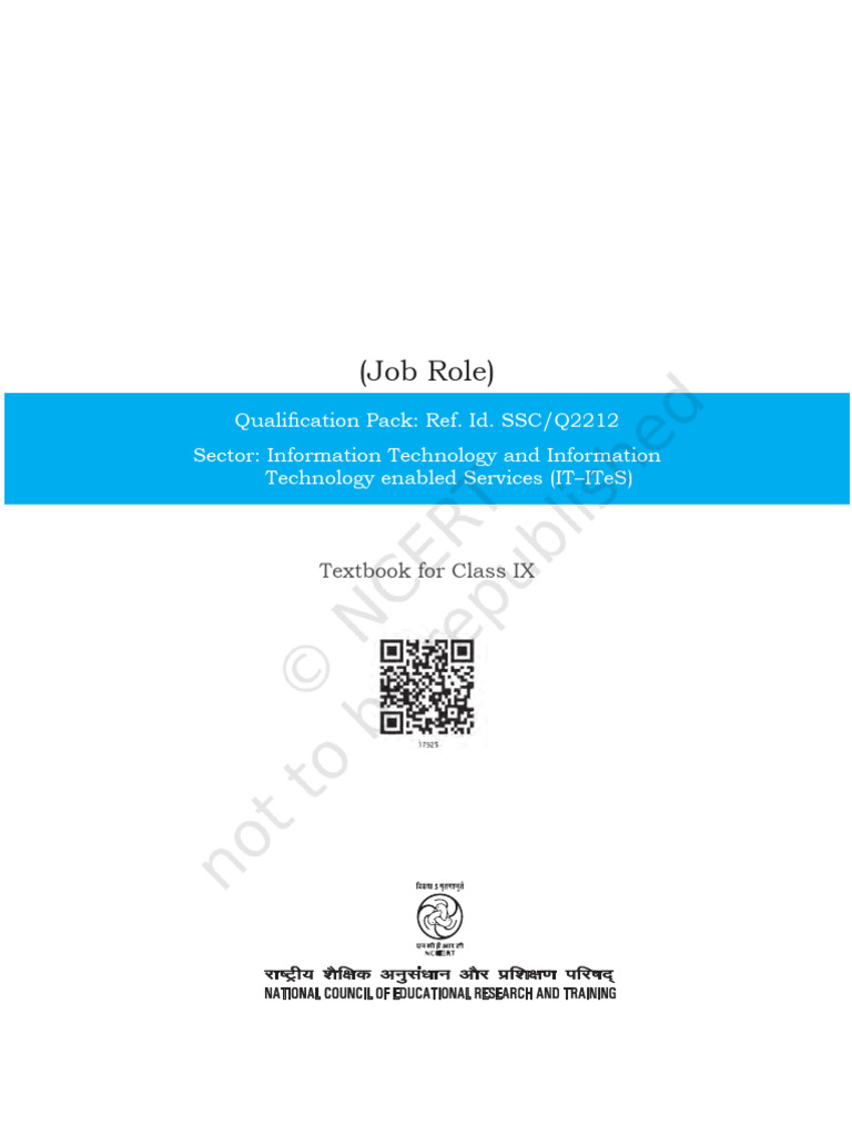 Class Ix Information Technology Book | PDF
