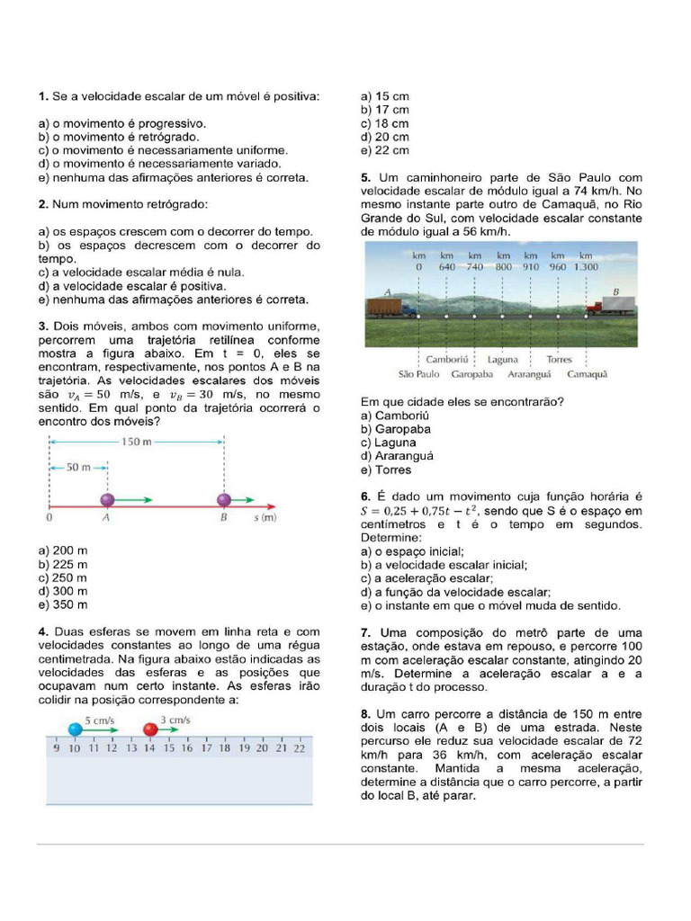 Lista Exercã Cios-Compactado | PDF