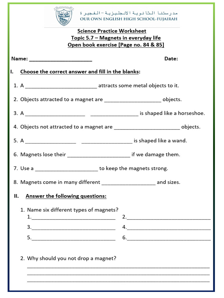 Unit 5 - Topic 5.7 Answer Key | PDF