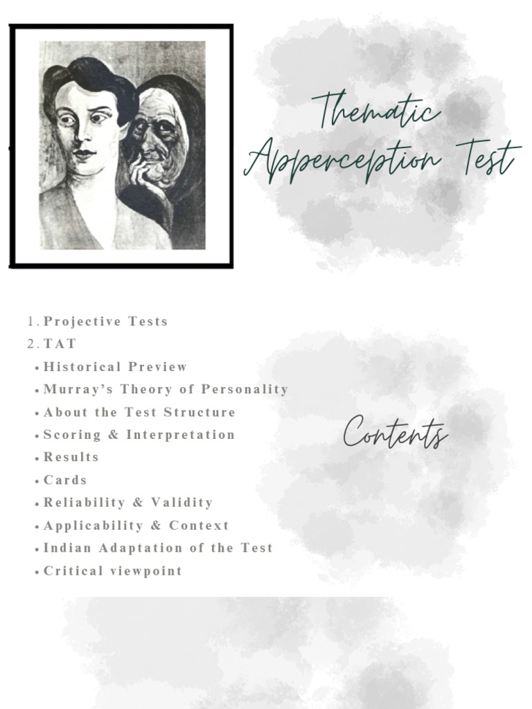 Thematic Apperception Test | PDF