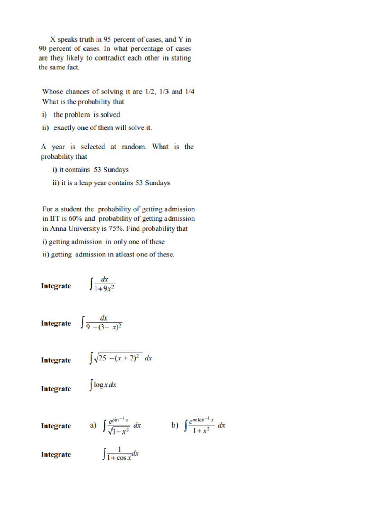 11th Maths Important 2m 3m Questions | PDF