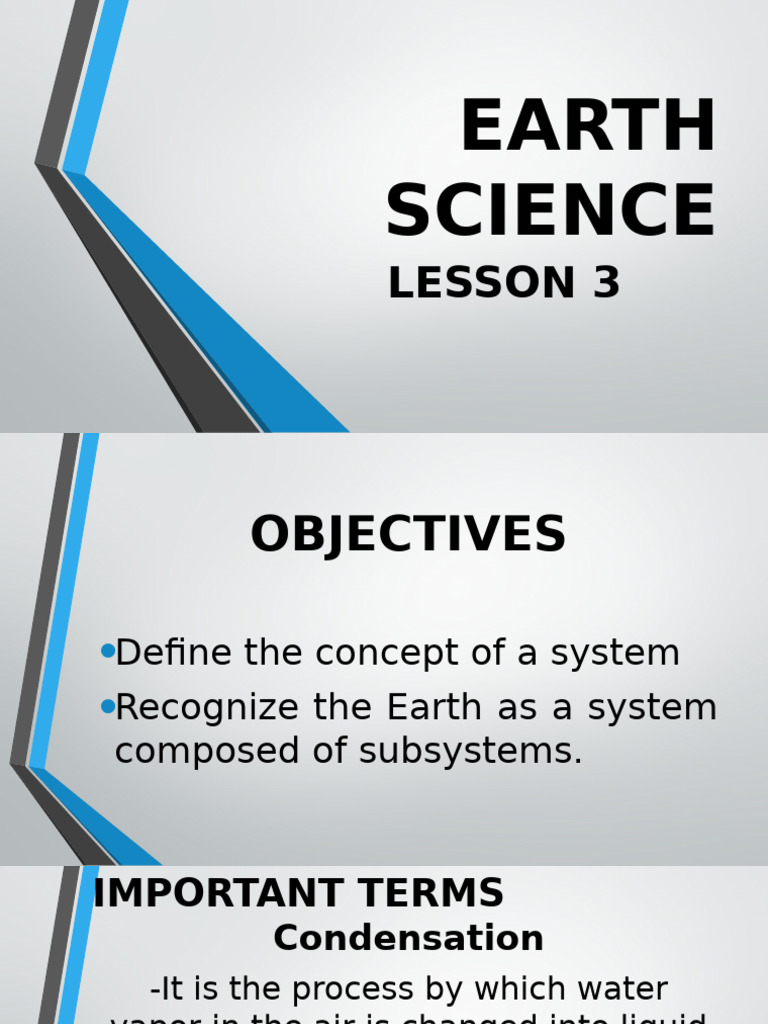 Earth Science PPT 3 | PDF