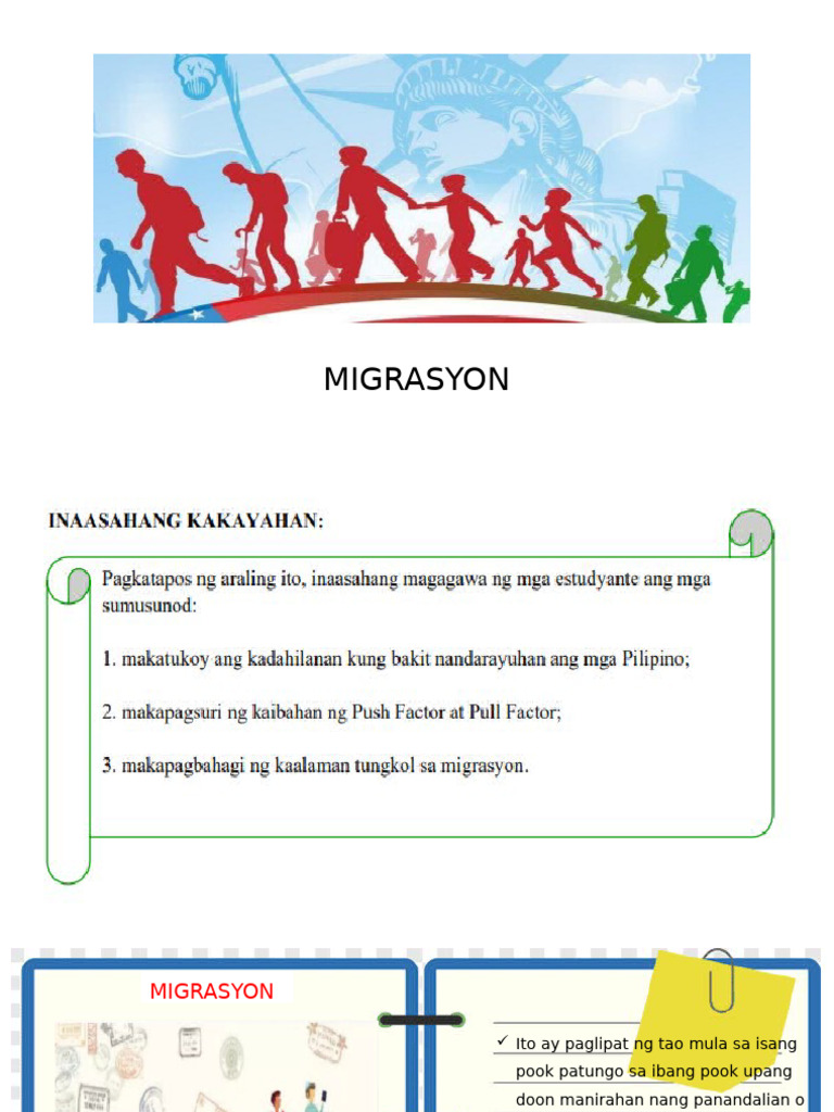 Migrasyon | PDF