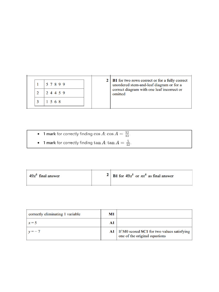 Grade 8 Final Examination 2023 Math P1 MS | PDF