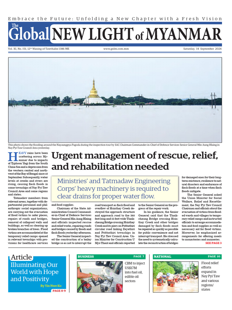 The Global New Light of Myanmar | PDF
