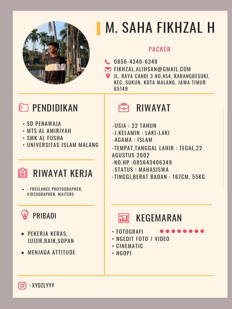 Minimal Multimedia Seniman Resume PDF | PDF