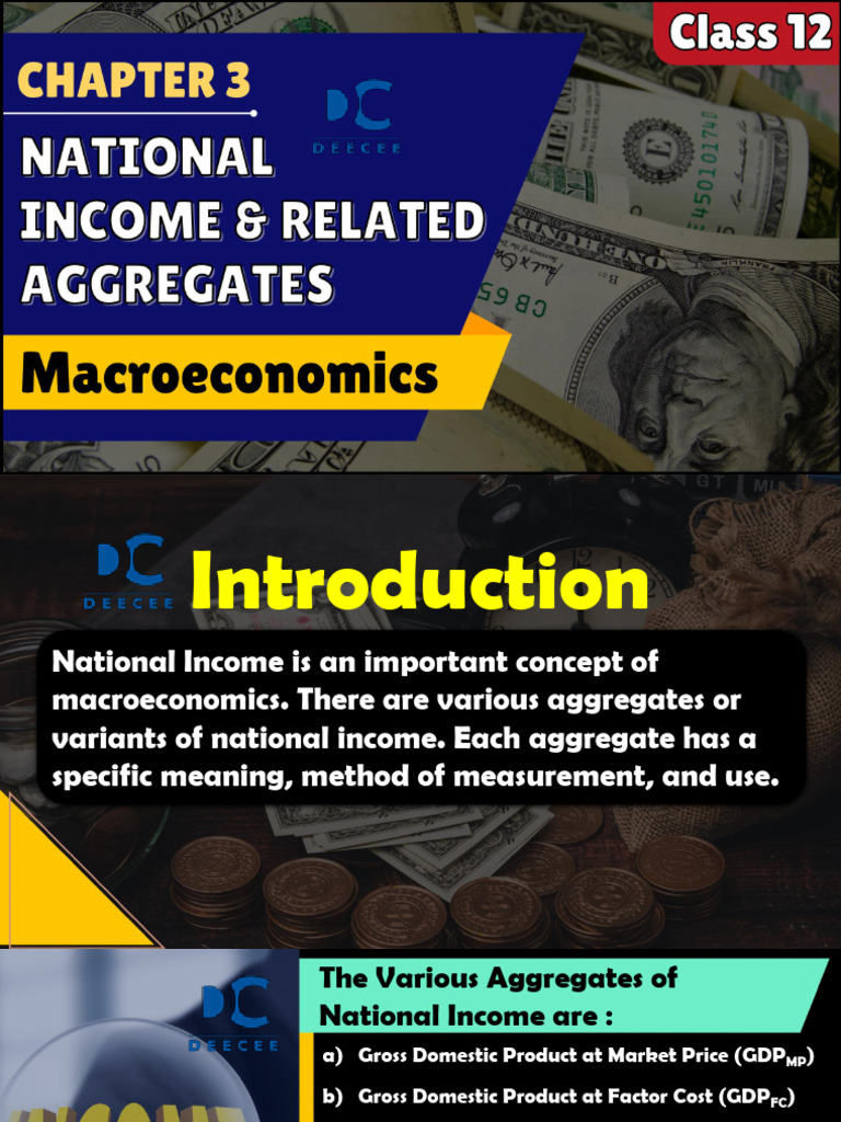 National Income and Related Aggregates | PDF | Measures Of National ...