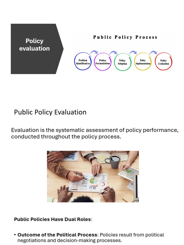 Policy Evaluation and Indicators | PDF