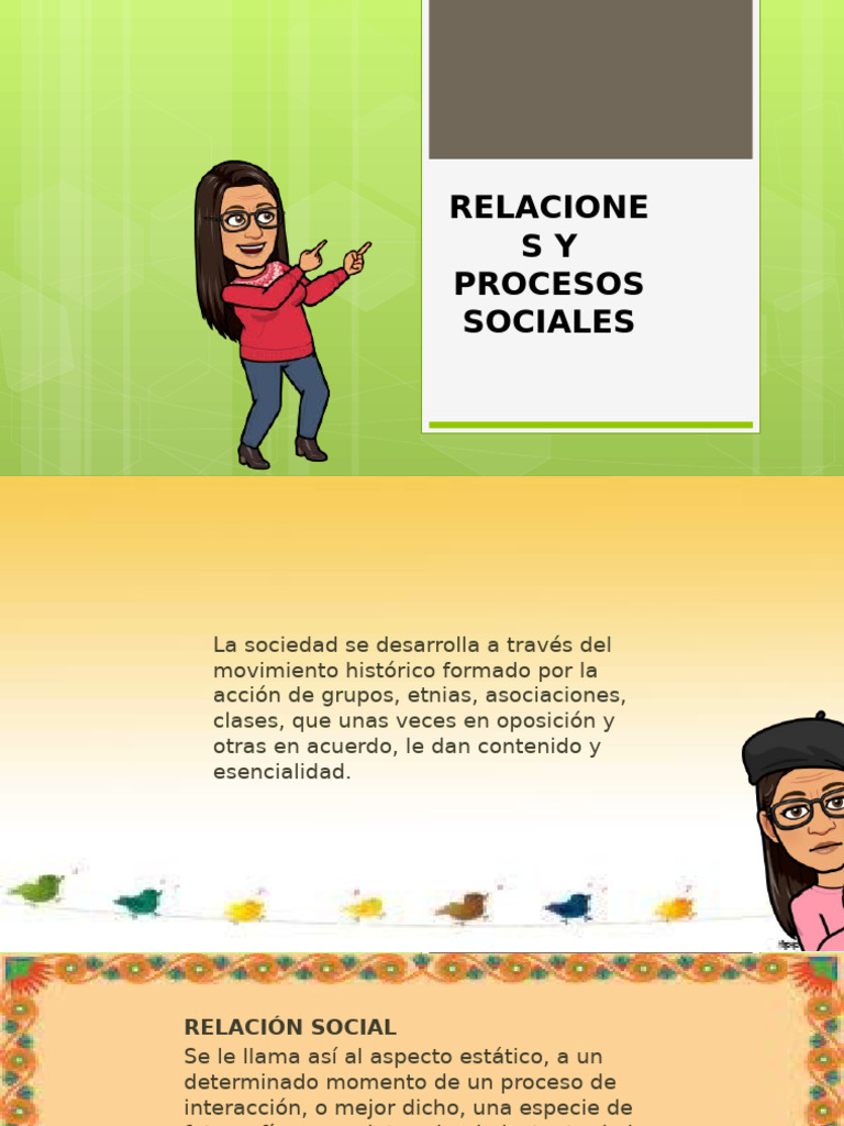Relaciones y Procesos Sociales | PDF