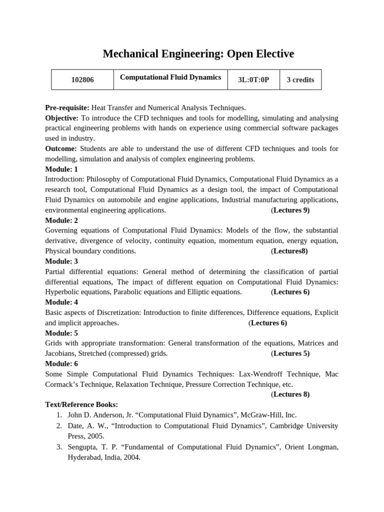 Mechanical Engineering - 8th Sem - Open and Program Elective | PDF