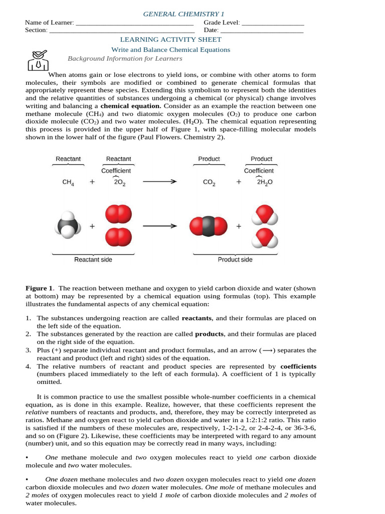 GENERAL-CHEMISTRY-1-LAS-1 | PDF