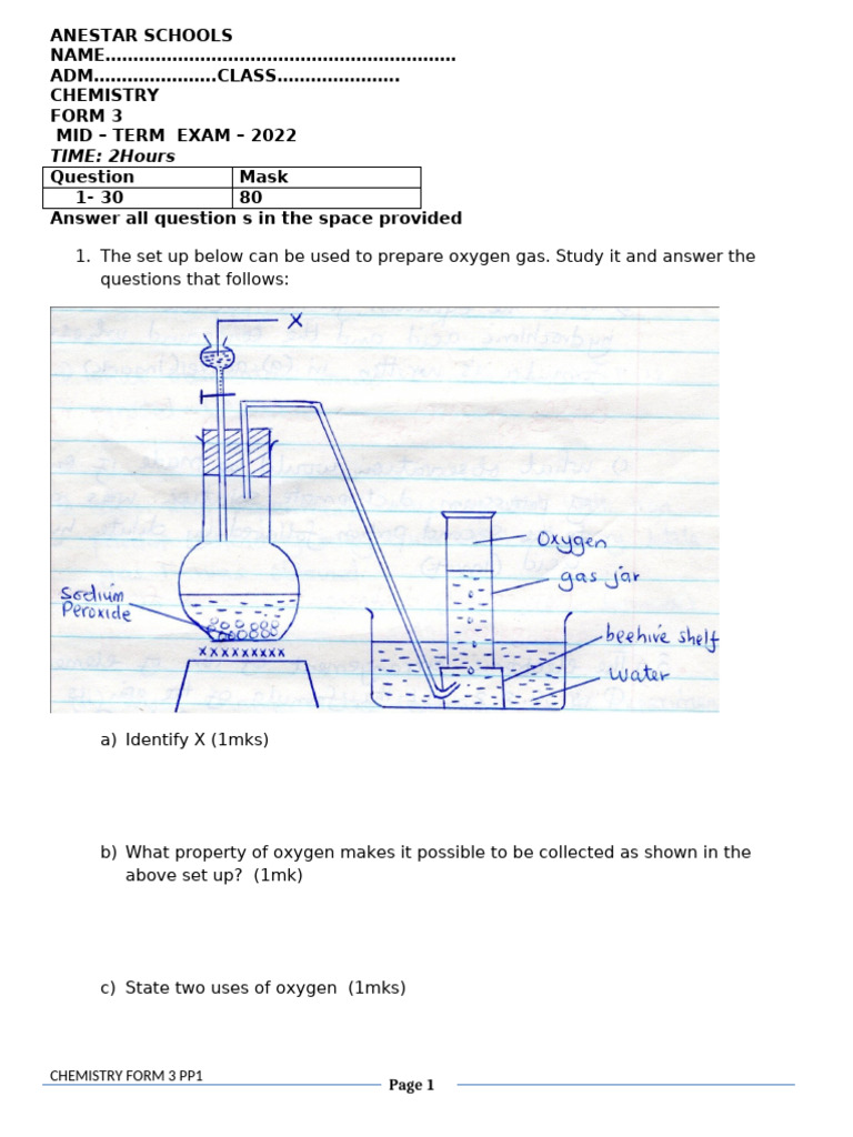 CHEM FORM 3 Q | PDF