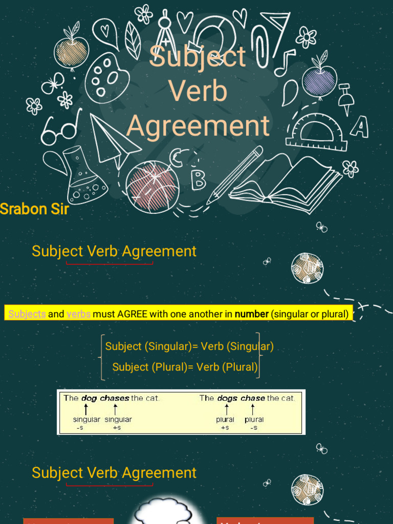 Subject Verb Agreement | PDF