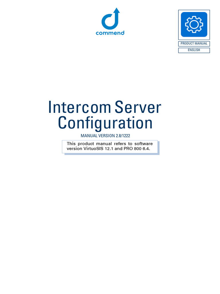 PM-Intercom-Server-Configuration-EN-V28-1222 | PDF